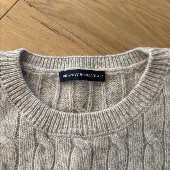 Brandy Melville | Sweaters | Brandy Melville Cable Knit | Poshmark